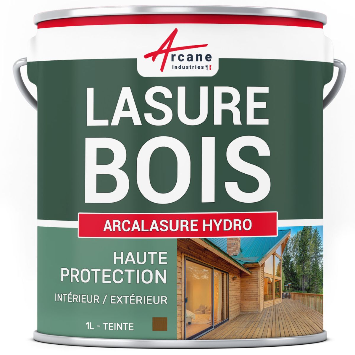 Lasure bois extérieur, intérieur - 13 teintes : ARCALASURE HYDRO Chêne ...