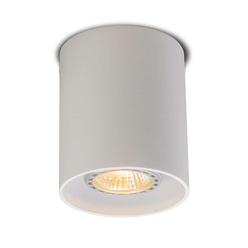Foco empotrado moderno blanco GU10 50 mm - Tubo | Leroy Merlin
