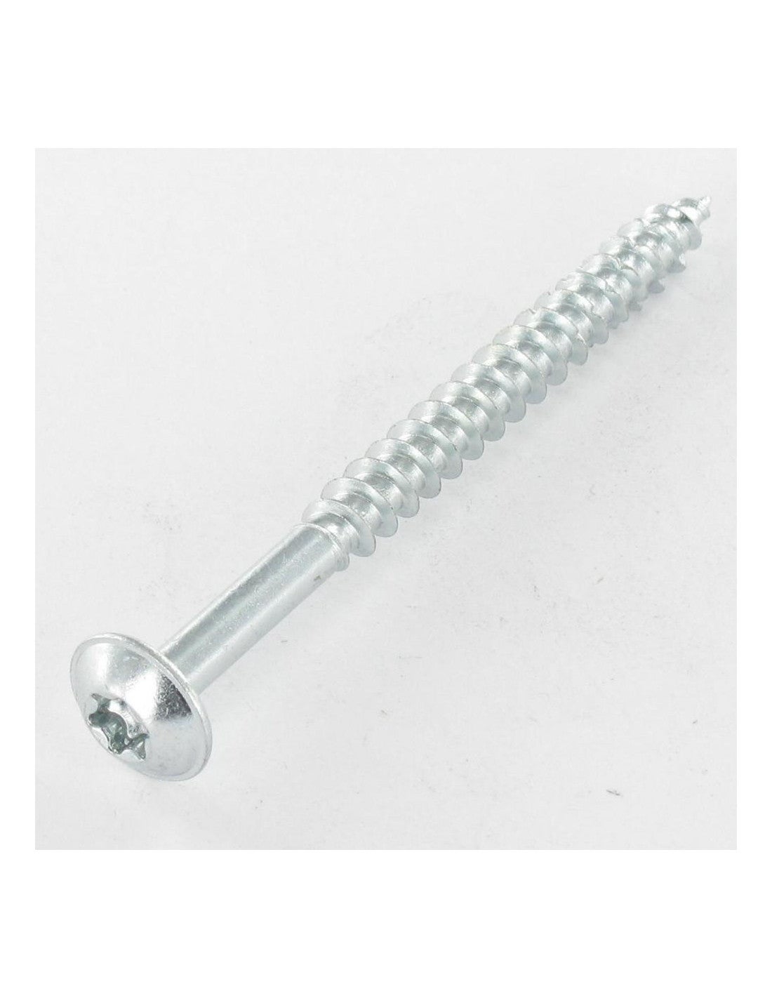 VBA Vis bois agglo Poelier tête ronde large TRL 6X80 Filetée sur 50 ...