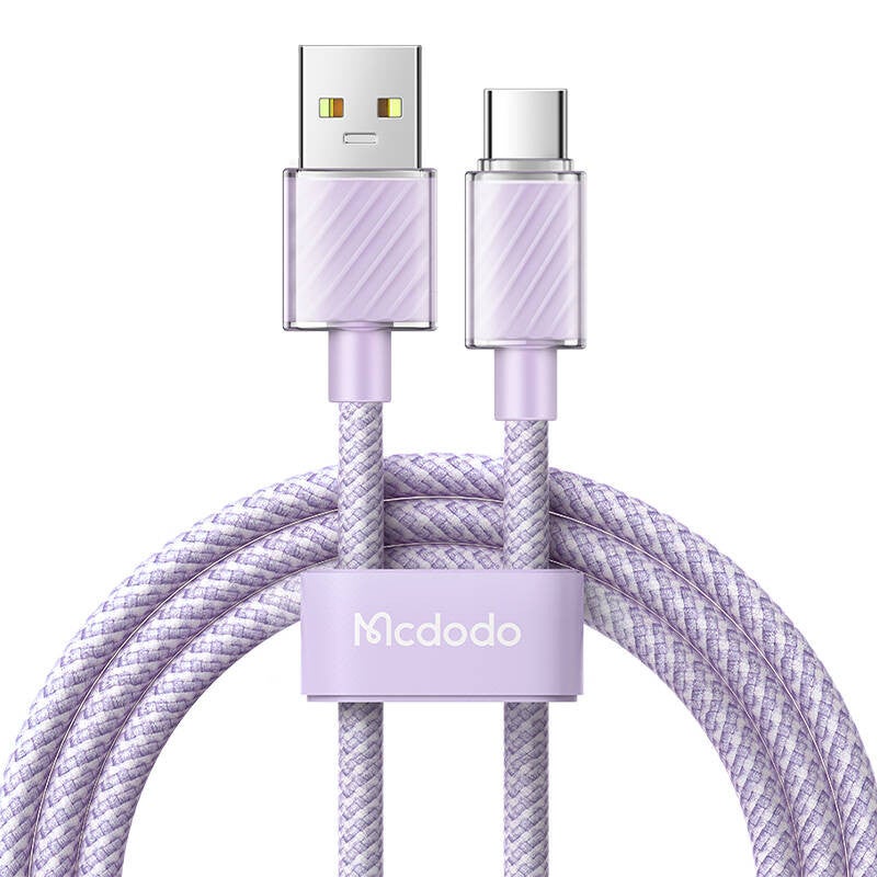 Câble USB-A vers Lightning Mcdodo CA-3652, 1.2m - Violet | Leroy Merlin