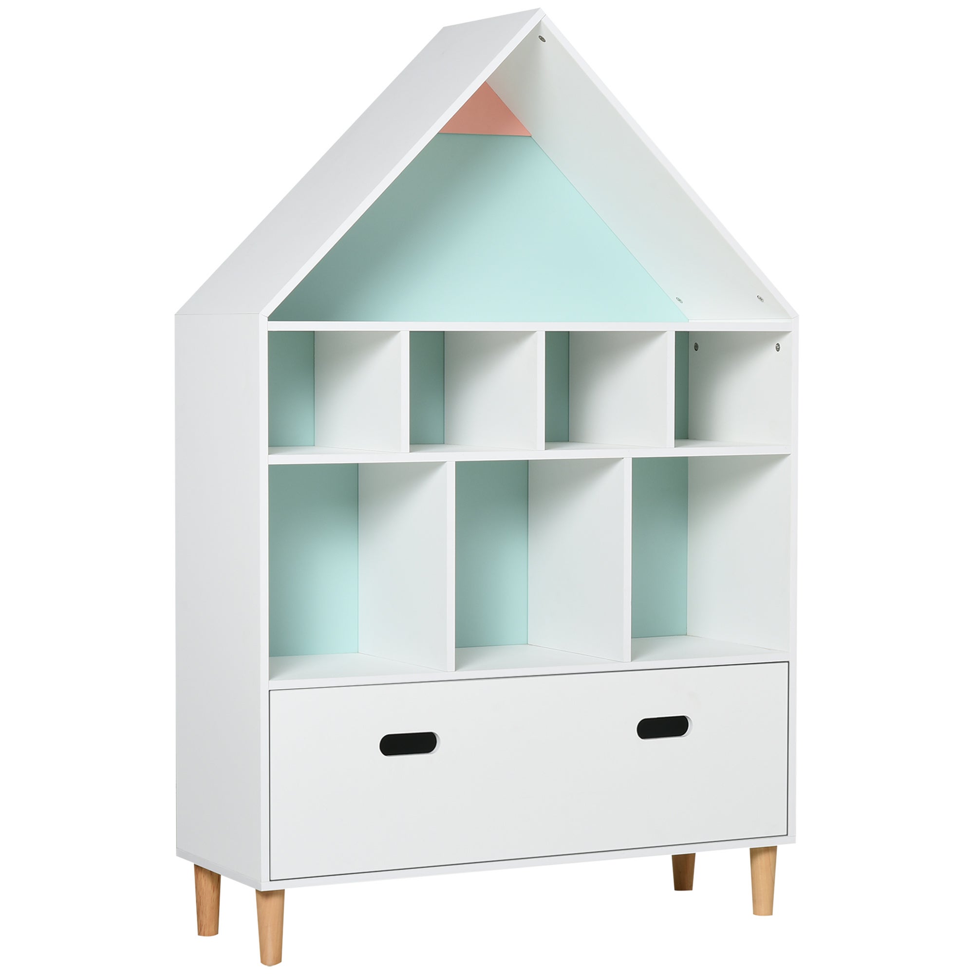Bibliothèque cubique blanche ,étagère de rangement pour jouets pour ...