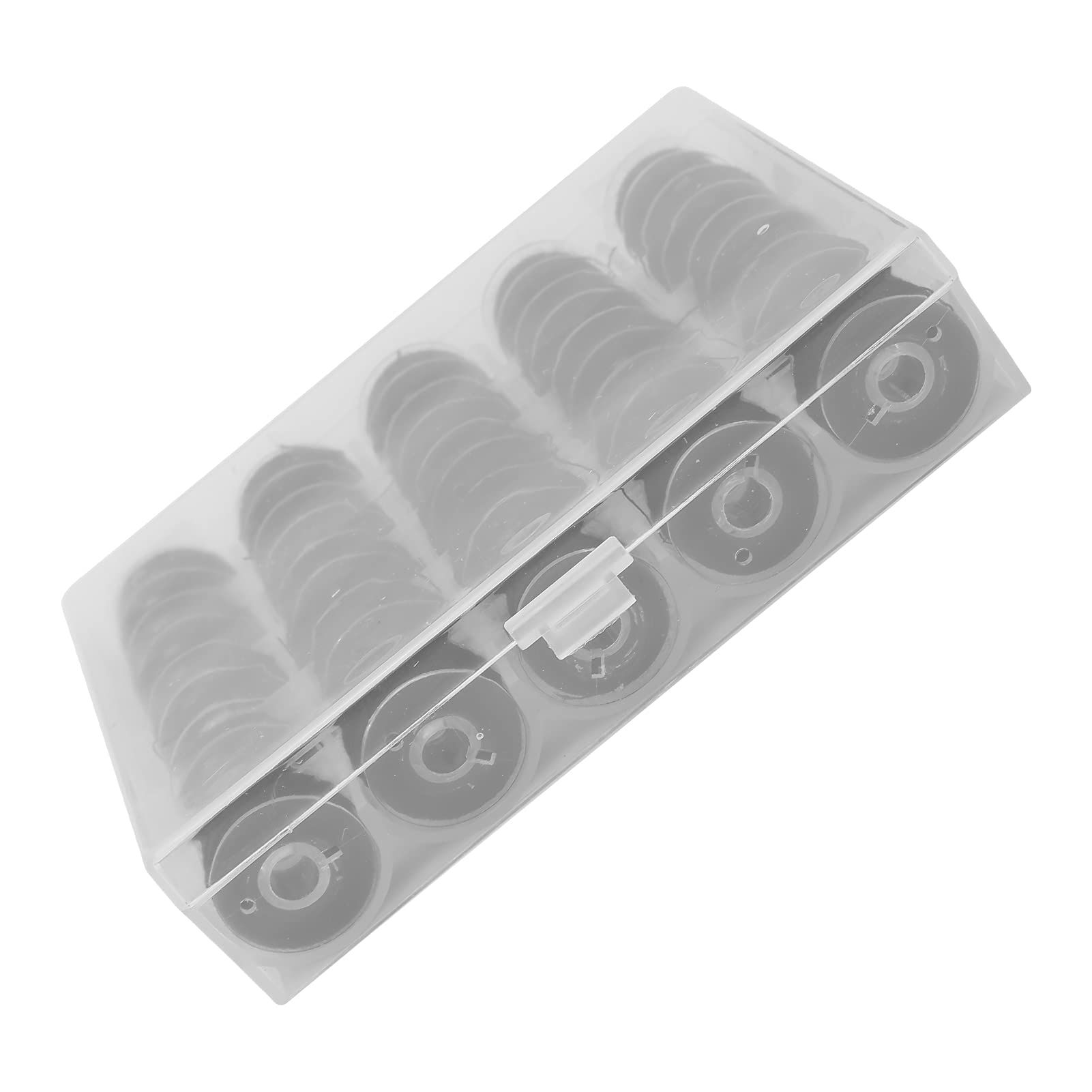 Lot de 25 bobines transparentes avec fil d'enroulement pour machines à ...