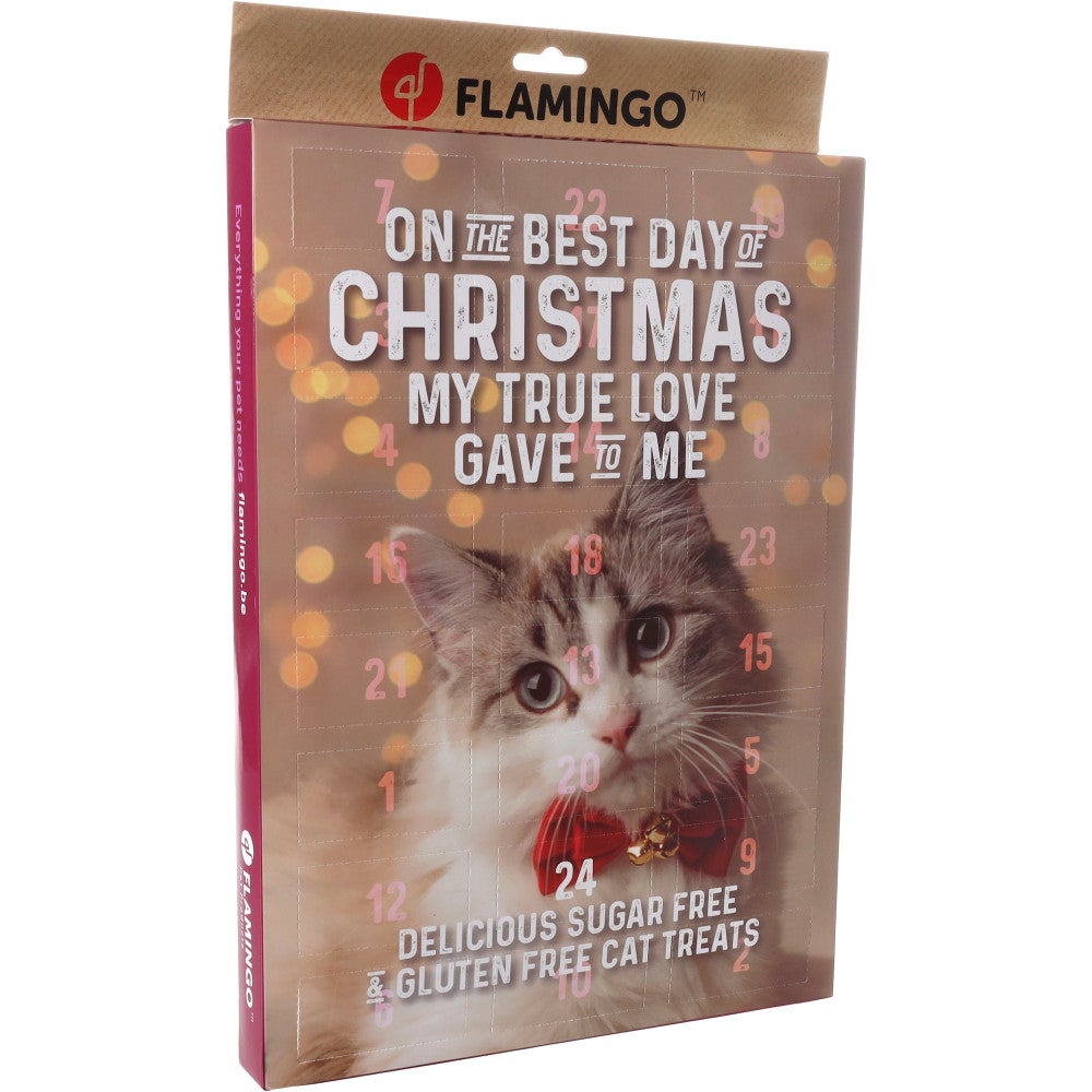 Flamingo -Calendrier de l'avent Noël pour chat 295 g | Leroy Merlin
