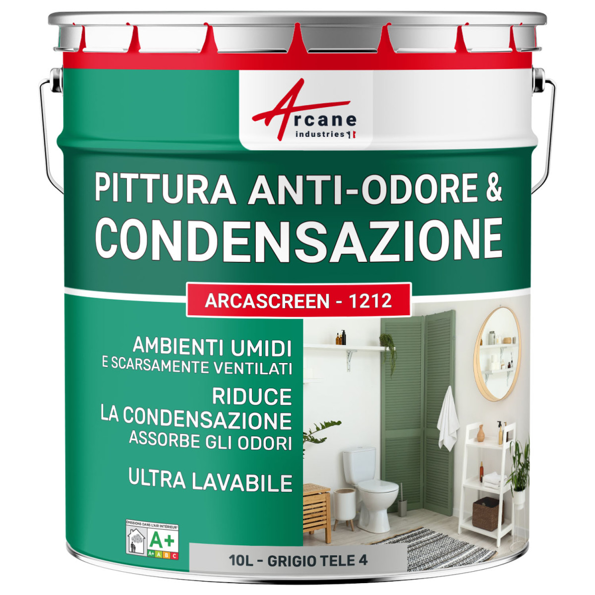 Pittura Termica Anticondensa e Antimuffa per Pareti Umide : ARCASCREEN ...