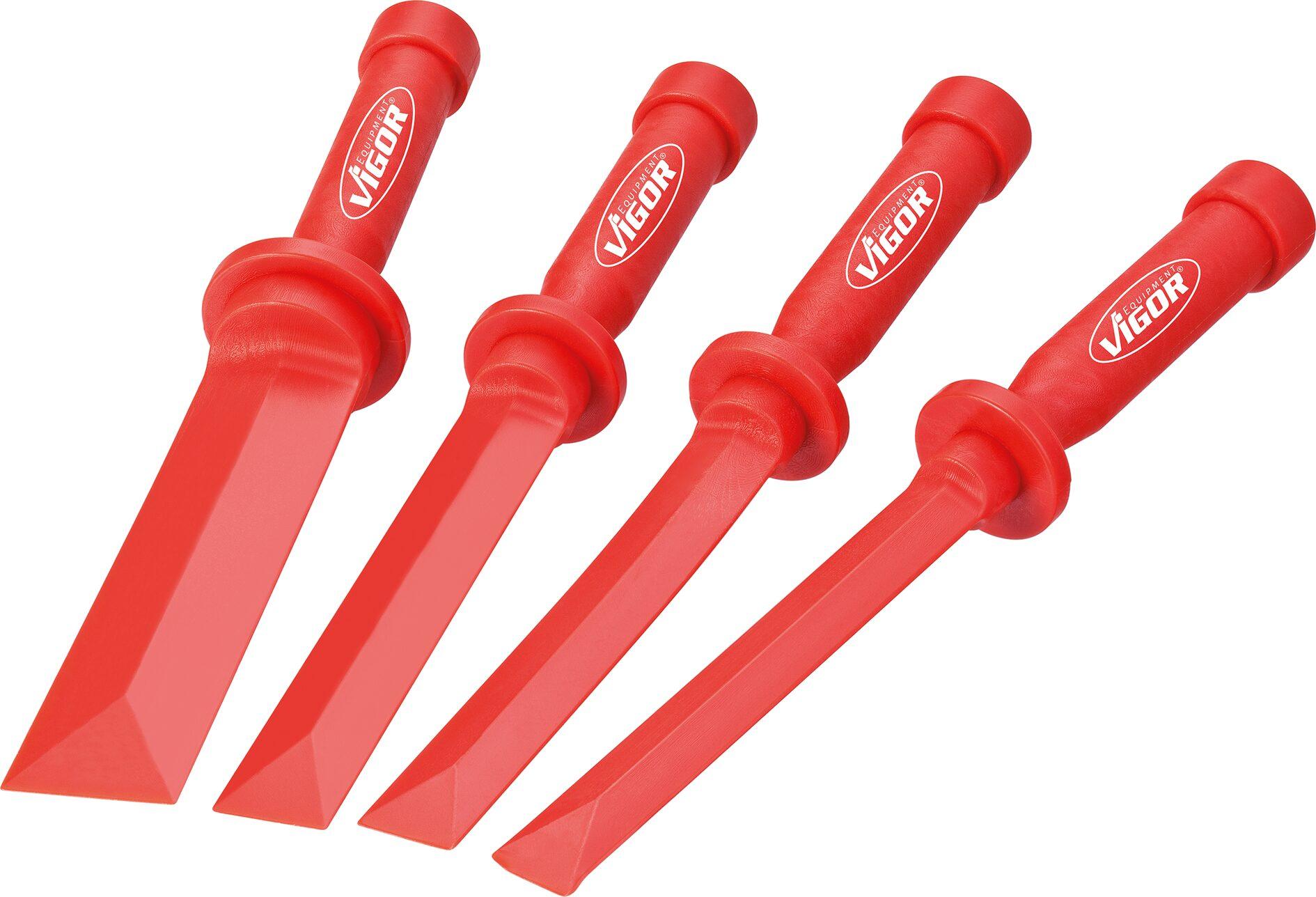 VIGOR Jeu d'outils pour décoller les masses d'équilibrage ∙ V2512 ∙ 4 ...