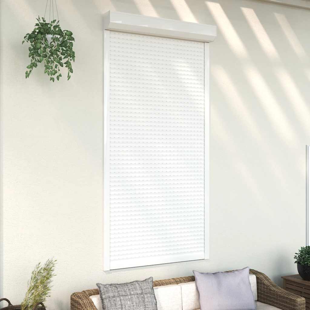 Volet roulant aluminium 110x220 cm blanc | Leroy Merlin