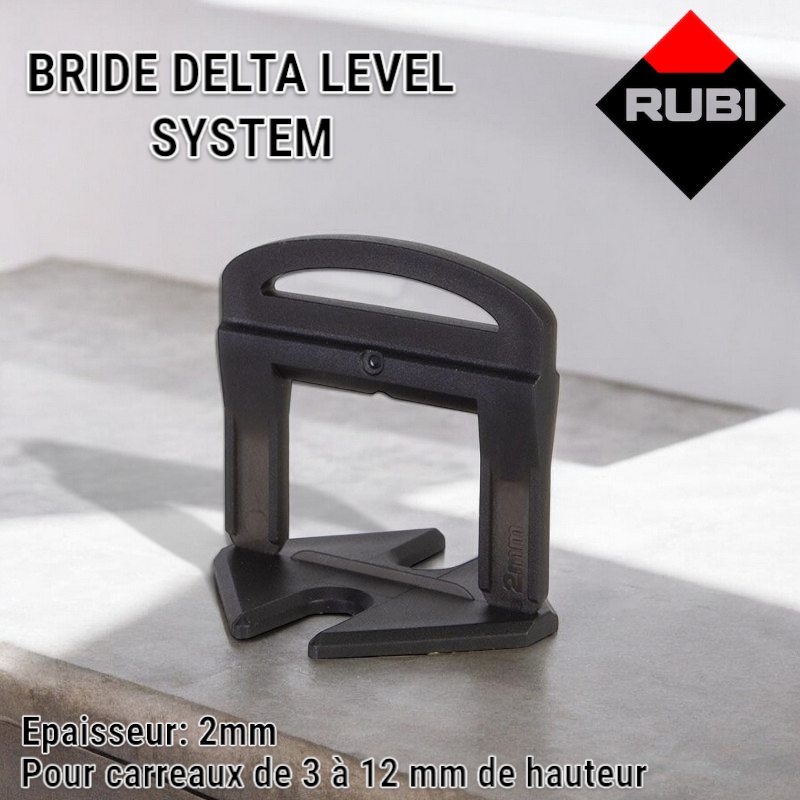 Croisillons autonivelants à cale (3 à 12 mm) DLS RUBI - 200 - 2 mm ...