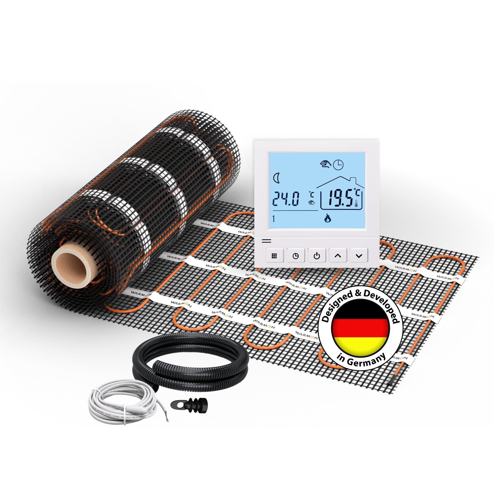 Chauffage au sol électrique CLASSIC LIGHT 100 W/m² + Thermostat digital ...