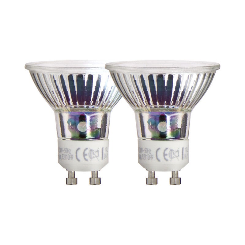 Xanlite - Lot de 2 ampoules SMD LED, culot GU10, 520 Lumens ...