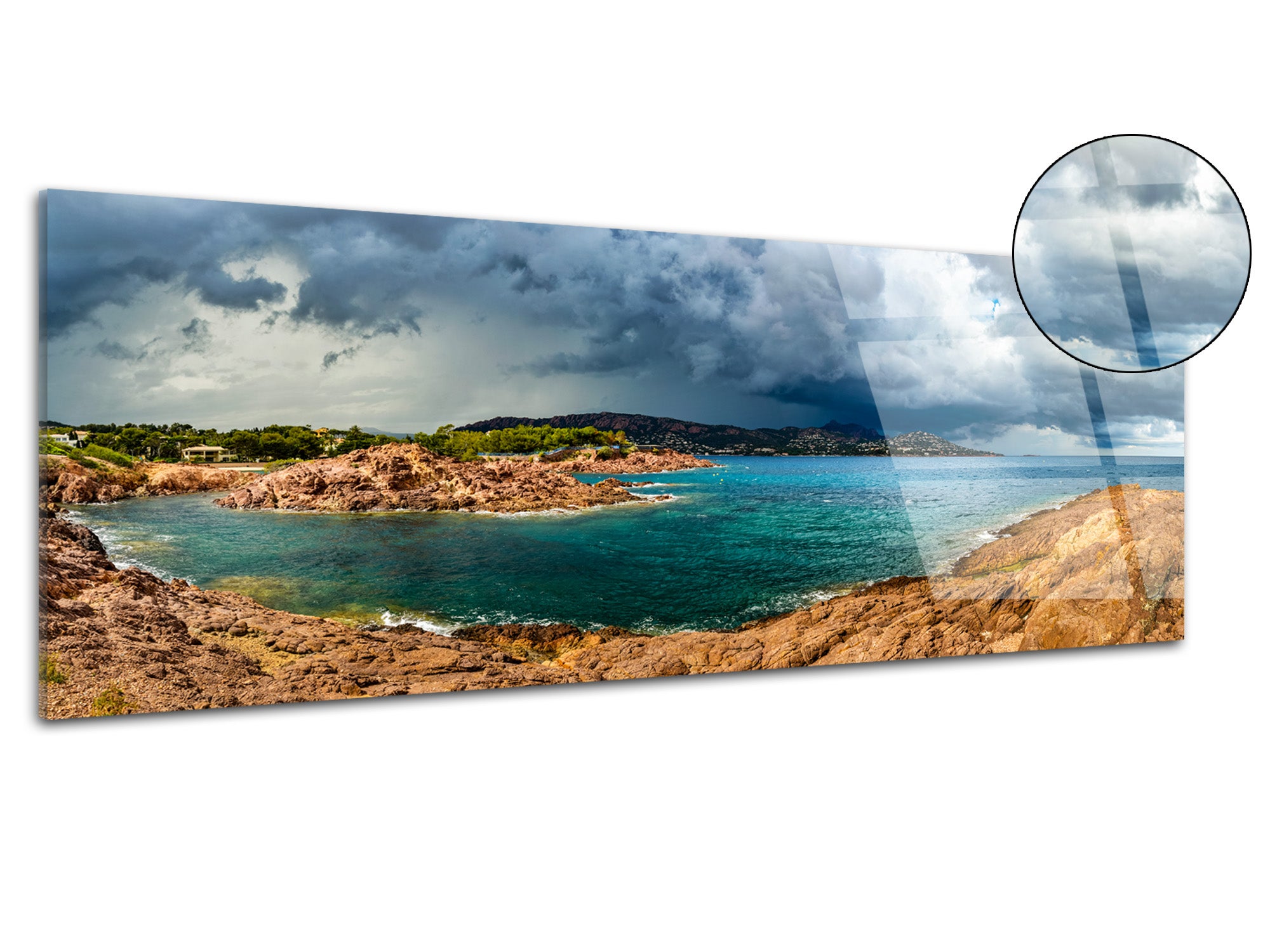 Tableau plexiglas panoramique paysage de St-Raphaël | Leroy Merlin