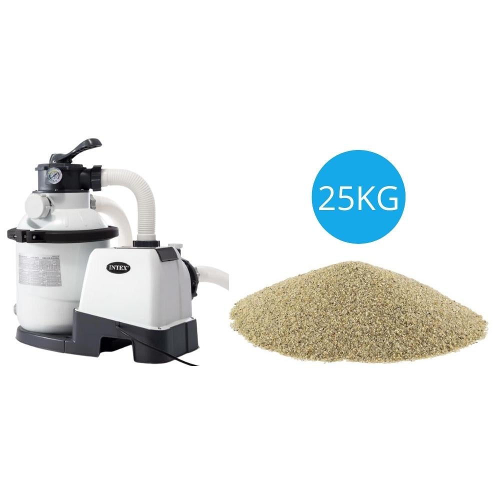 Intex - Pompe filtre à sable 5700 L/u & Filtre à sable 25 kg | Leroy Merlin