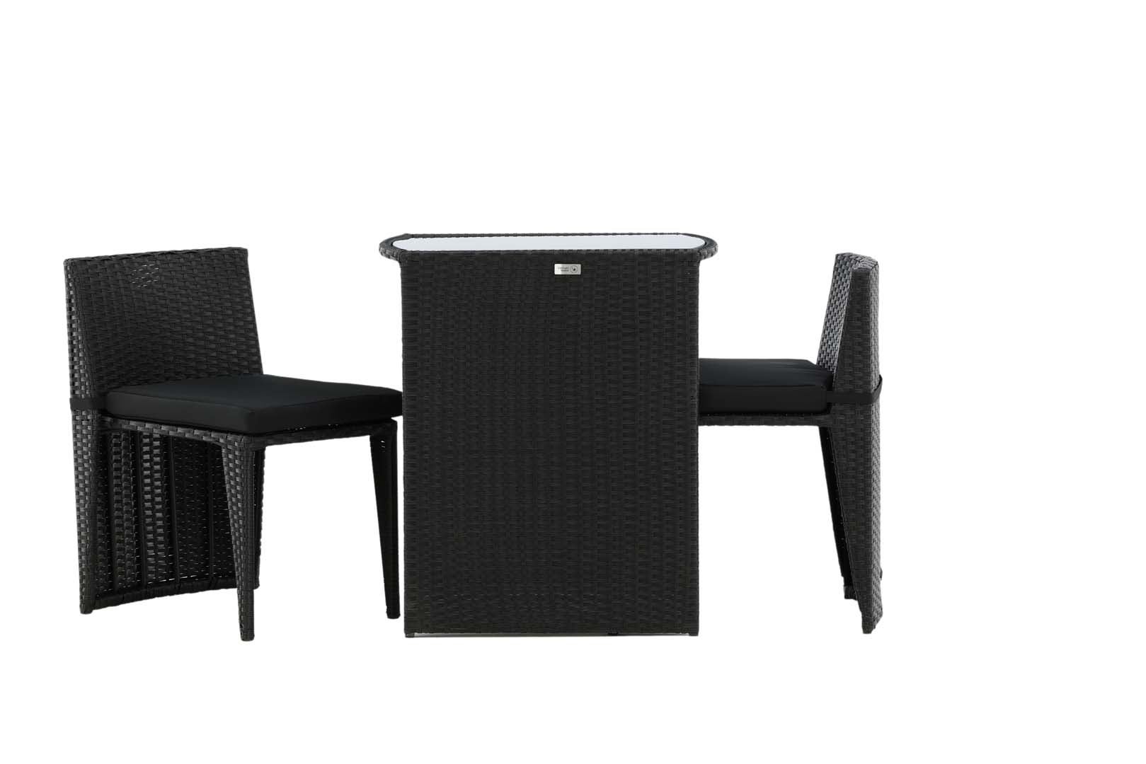 Savanna ensemble de salon ensembles 3 parties noir. | Leroy Merlin