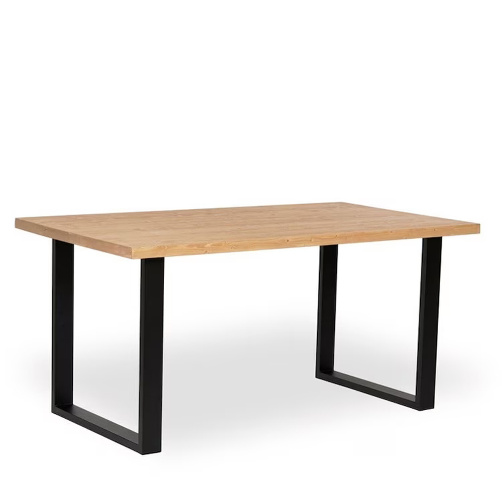 RAW WOOD® Table à manger | Modèle Kasa | Finition Oak| 160x75x80cm ...