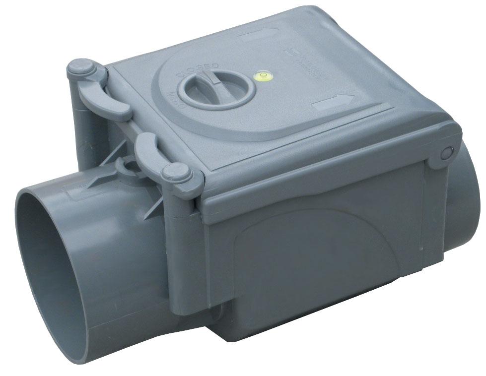 Clapet anti-retour PVC à coller avec niveau bulle Ø 100 | Leroy Merlin