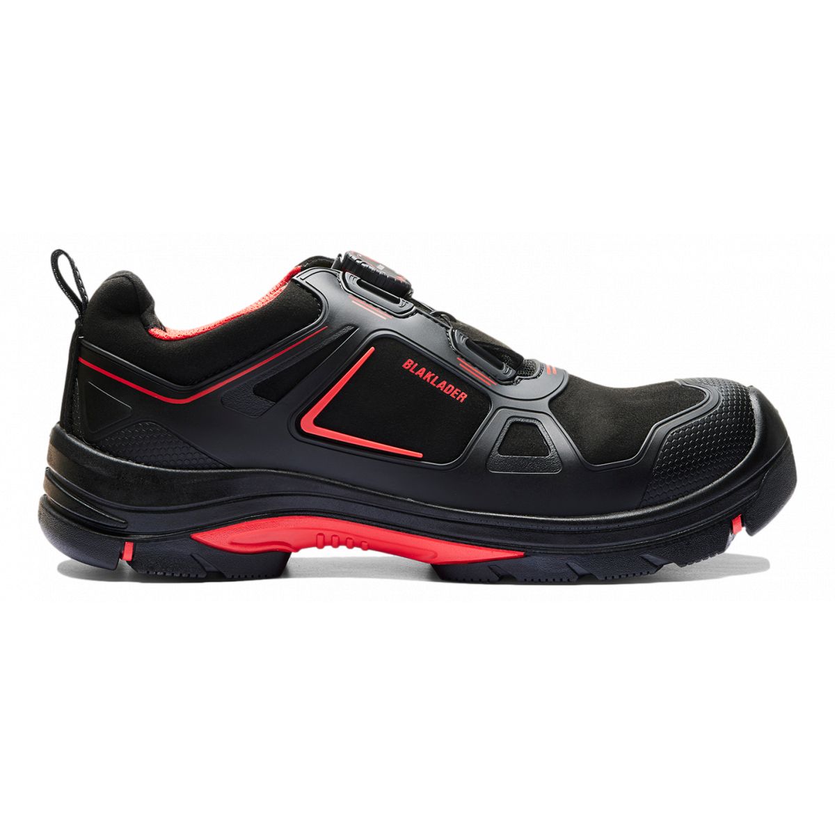 Chaussures de sécurité Gecko S3 SRC HRO ESD Noir et rouge - Blaklader ...