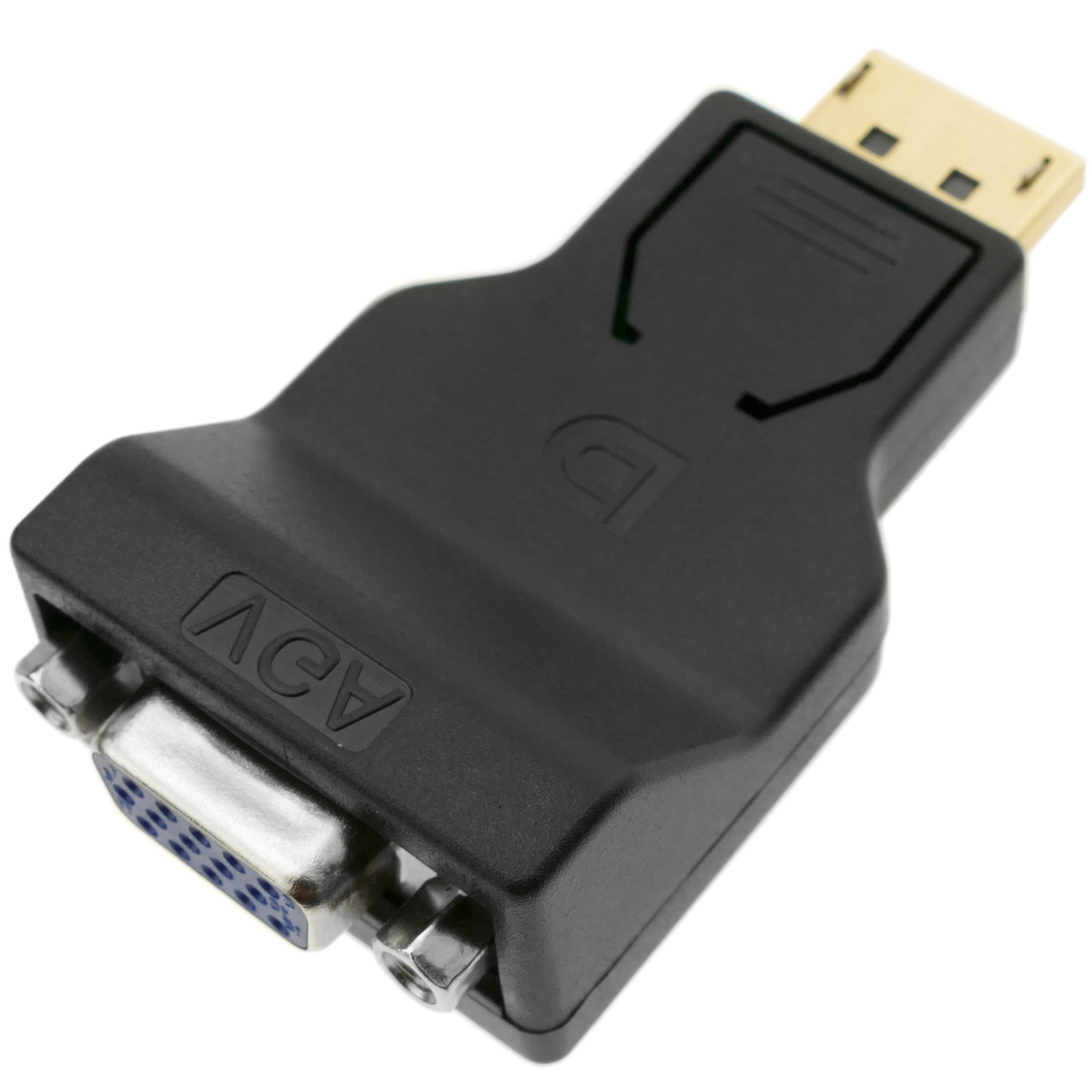 Adaptateur compact avec connecteur DisplayPort mâle vers connecteur VGA ...