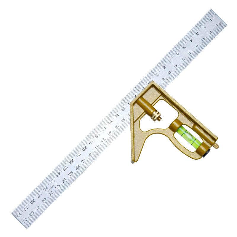 Escuadra combinada de 300 mm - Métrica - Escuadra combinada de metal ...
