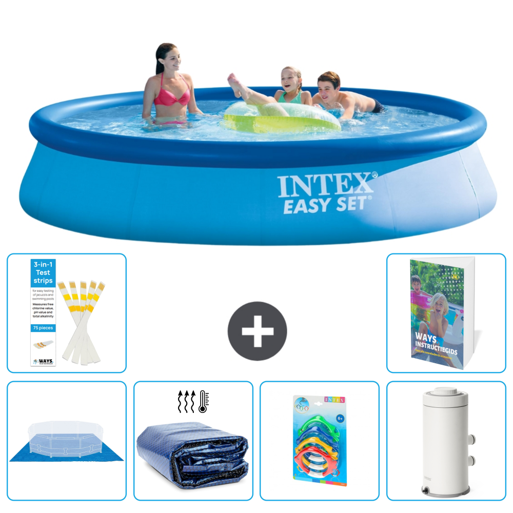 Intex Piscina Easy Set Rotonda - 396x84 cm - 7-pezzi S123 | Leroy Merlin