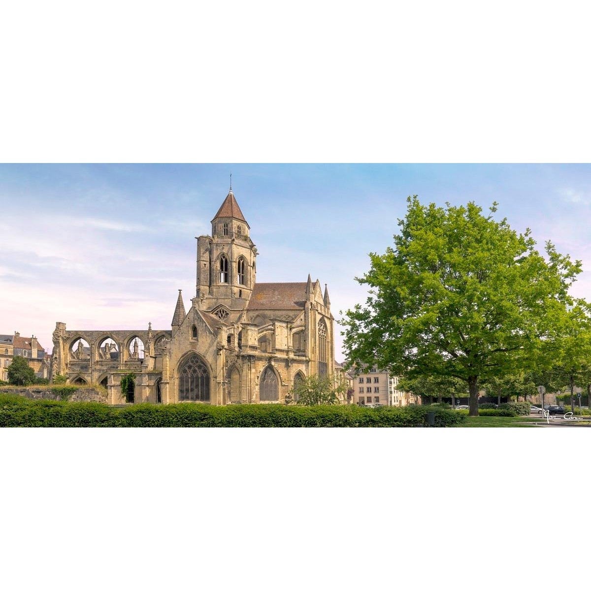 Tableau sur verre synthétique église Saint-Etienne 65x145 cm | Leroy Merlin