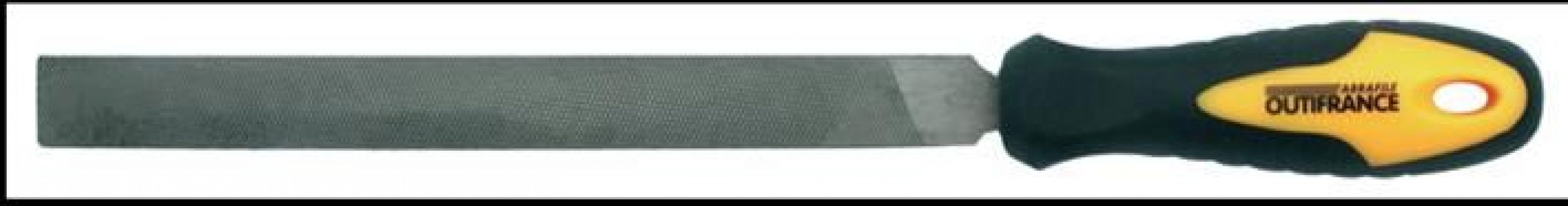 Lime plate à main, manche bi-matière, 250 mm, Bâtarde | Bricoman