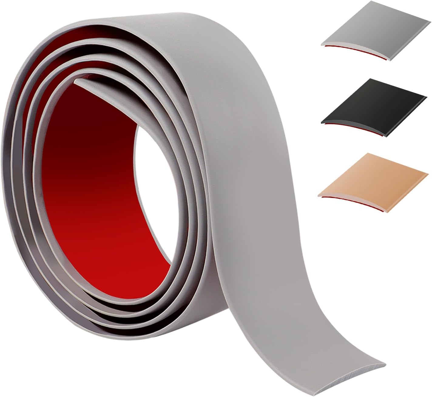 Bande de seuil autocollante 100 cm - Seuil autocollant en PVC souple ...