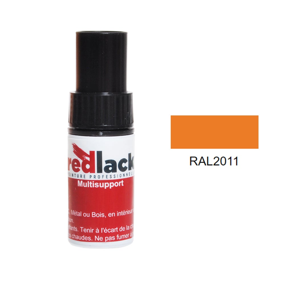 Redlack Vernice flacone di ritocc RAL 2011 Opaco multisuperficie ...