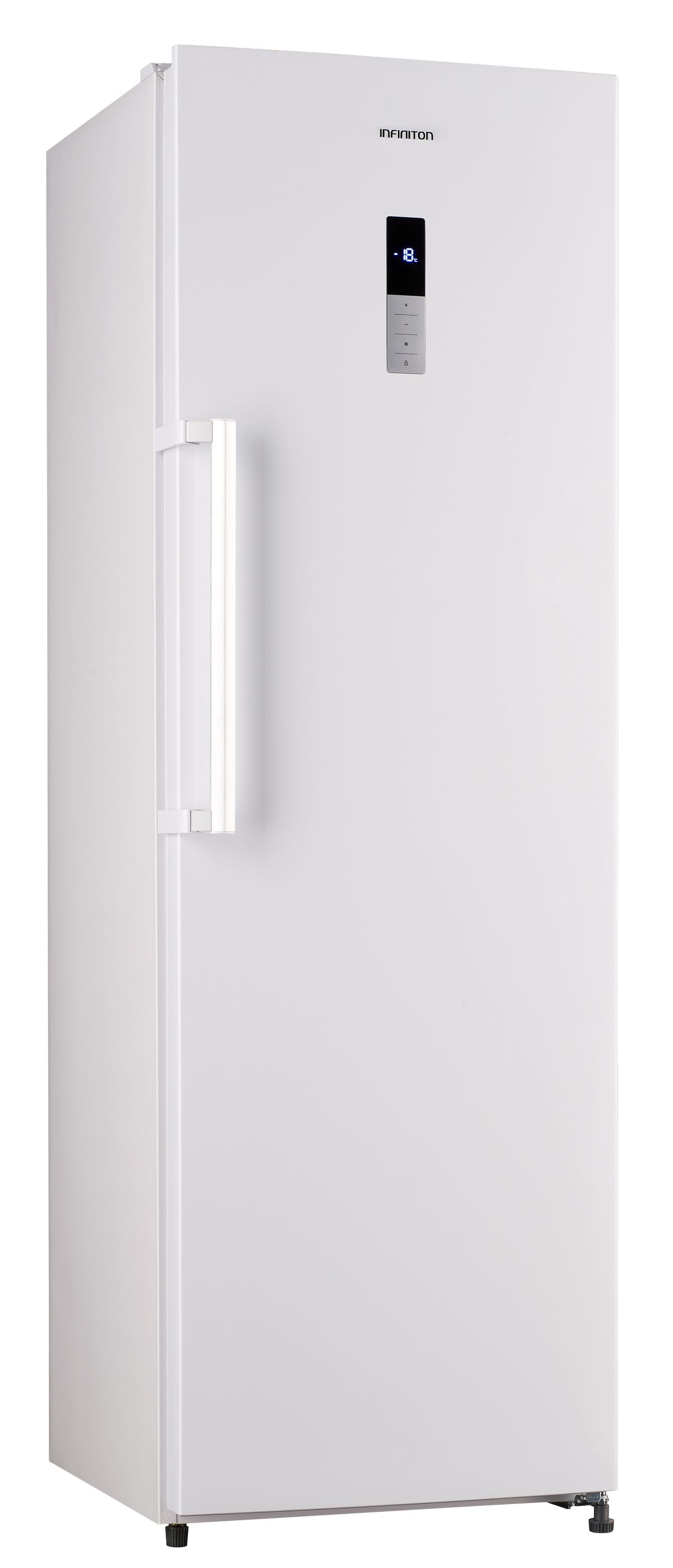 Congelador Vertical INFINITON CV-265L85WEM, 282 Litros, 185 cm, No Frost, E, Fabricador de hielo ...
