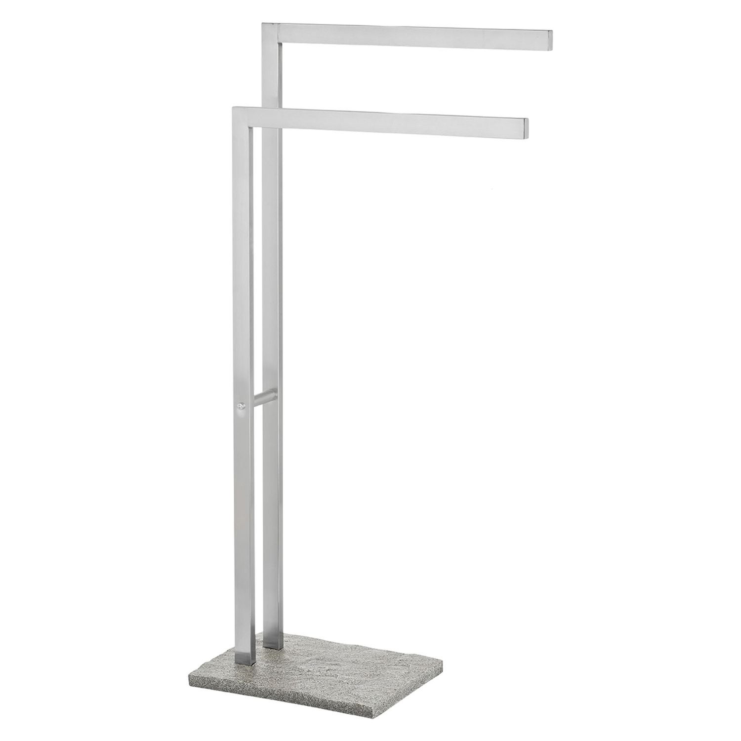 Porte-serviettes design Granit - Gris | Leroy Merlin