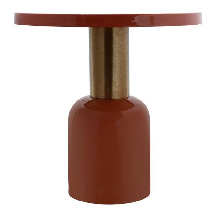 Table d'Appoint Ronde "Clémence" 50cm Corail | Leroy Merlin