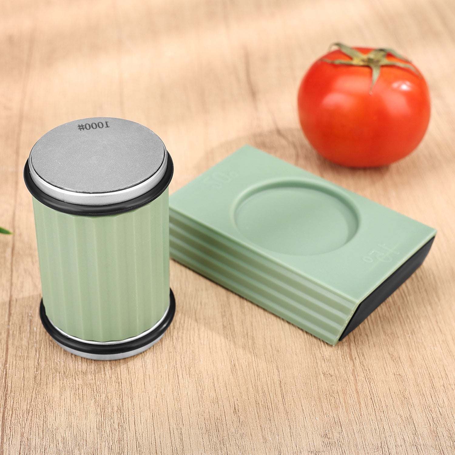 AULEDIO Afilador de rodillos, ángulo de 15 y 20 grados, piedra de ...