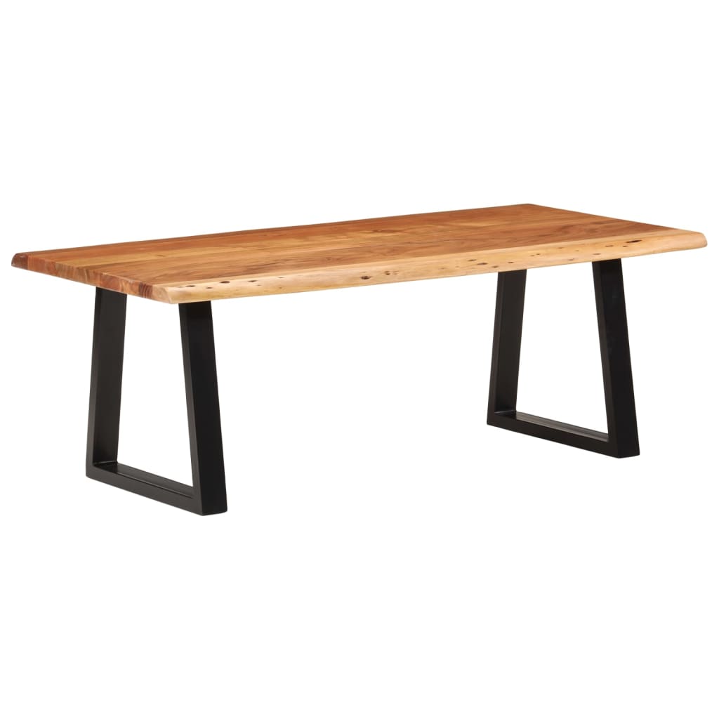 Table basse 110x55x40 bois massif d'acacia | Leroy Merlin