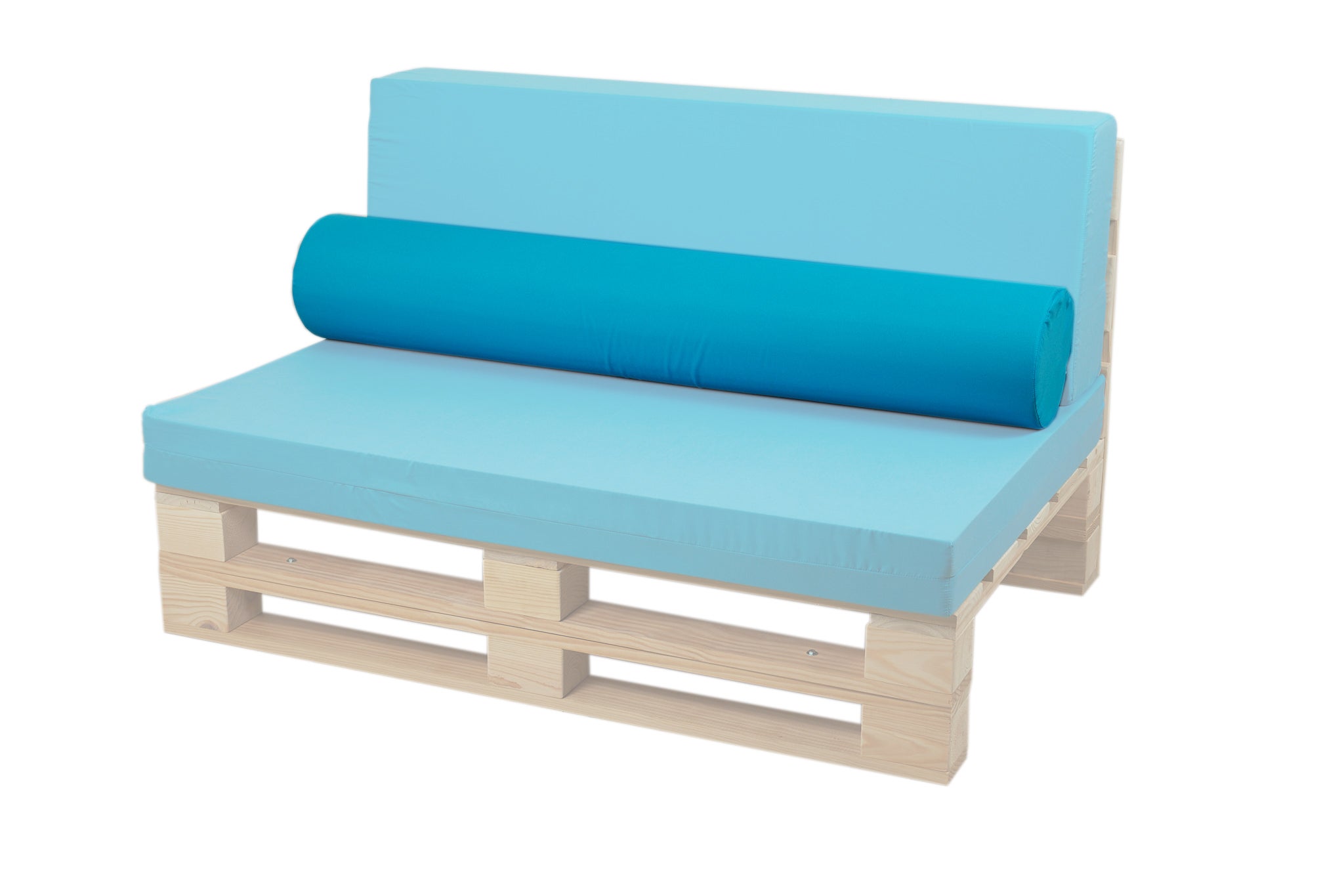 RULO TEJIDO MICROFIBRA 120cm y 21cm DE DIAMETRO PARA SOFA DE PALETS ...