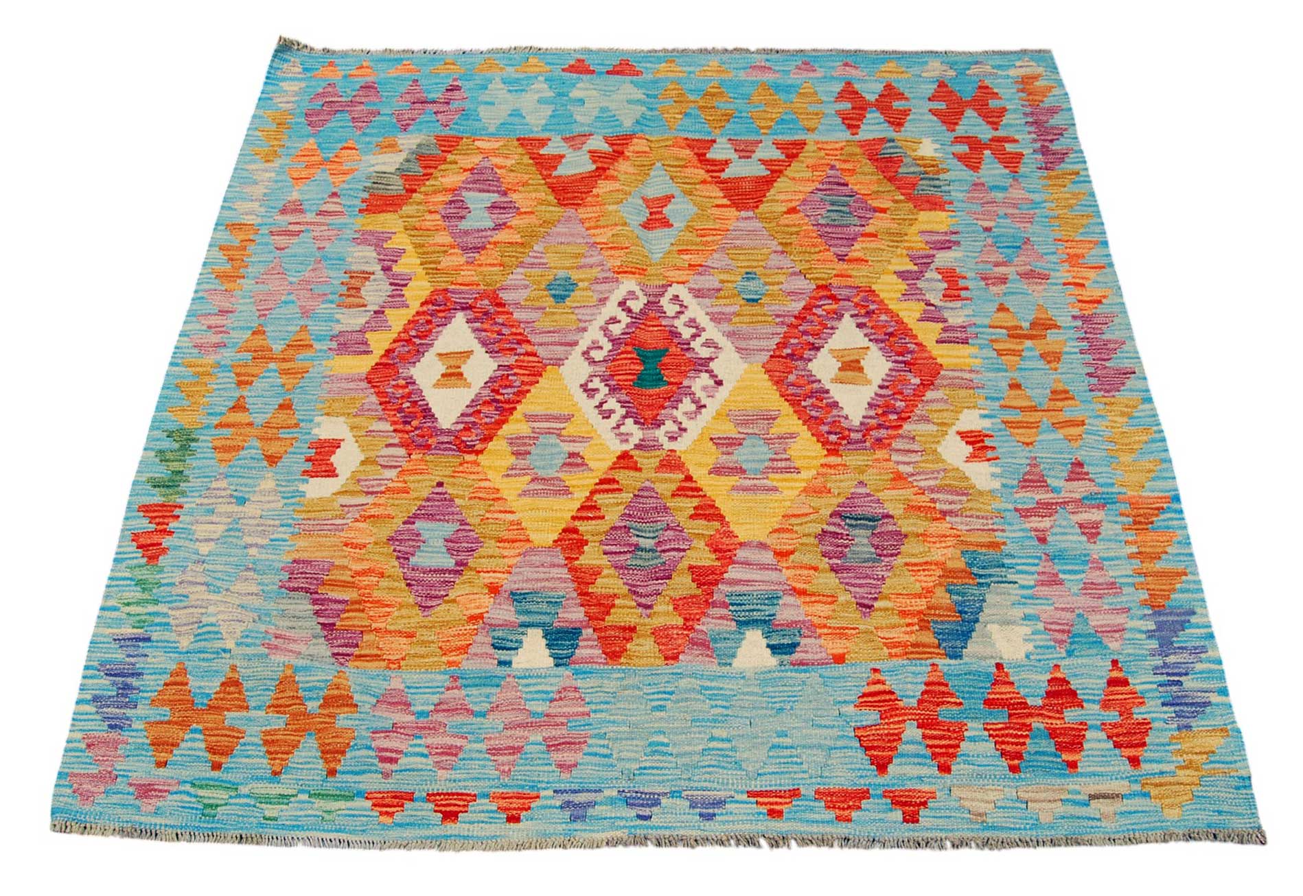 Kilim original fait main - 150x150 CM (GalleriaFarah1970) | Leroy Merlin