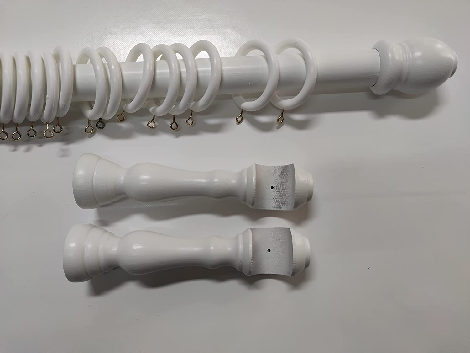 Tringle à rideau en bois de haute qualité, diamètre 35 mm couleur ...