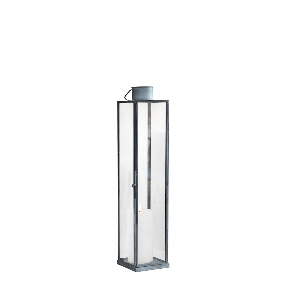 Farol Susan de cristal y metal para velas de exterior - Dimensiones ...