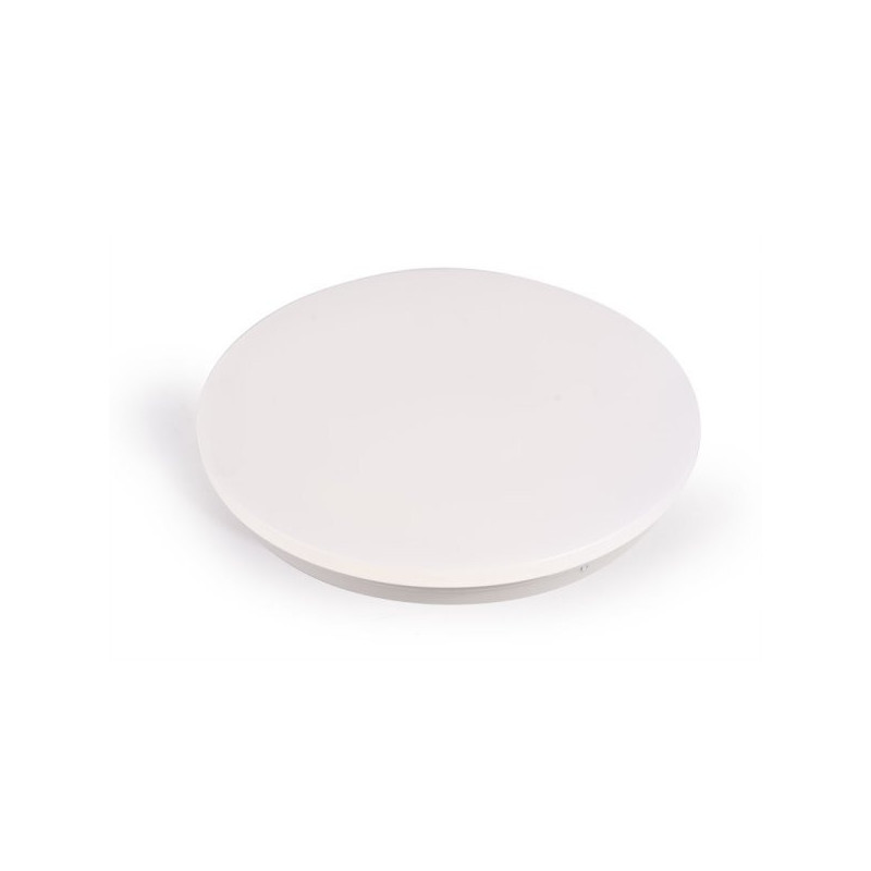 Foco LED de Superficie 24W 1990lm No Estanco Blanco Redondo ∅350mm ...