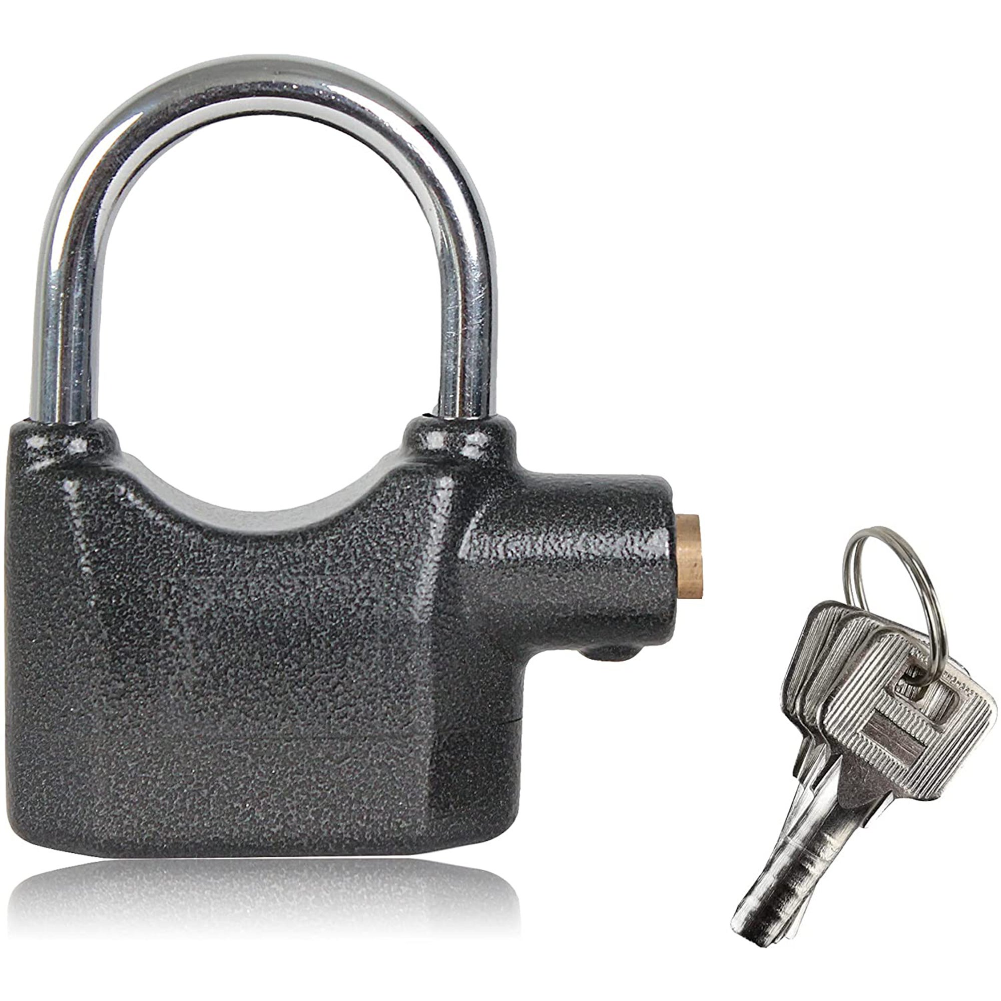 Candado de alarma de seguridad, 120 DB, 3 llaves incluidas, antirrobo ...