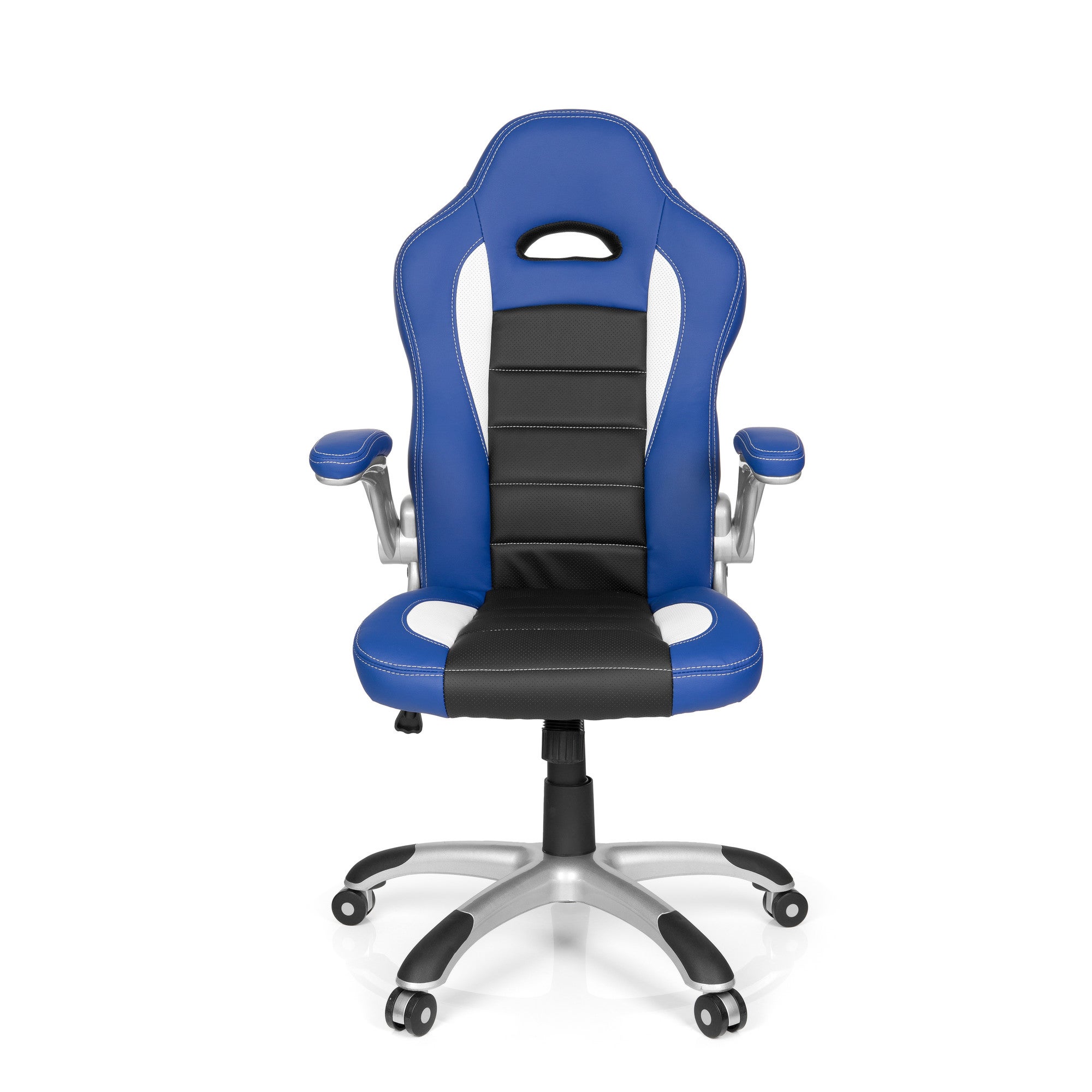 Chaise gaming / Chaise de bureau GAME SPORT bleu / noir hjh OFFICE ...