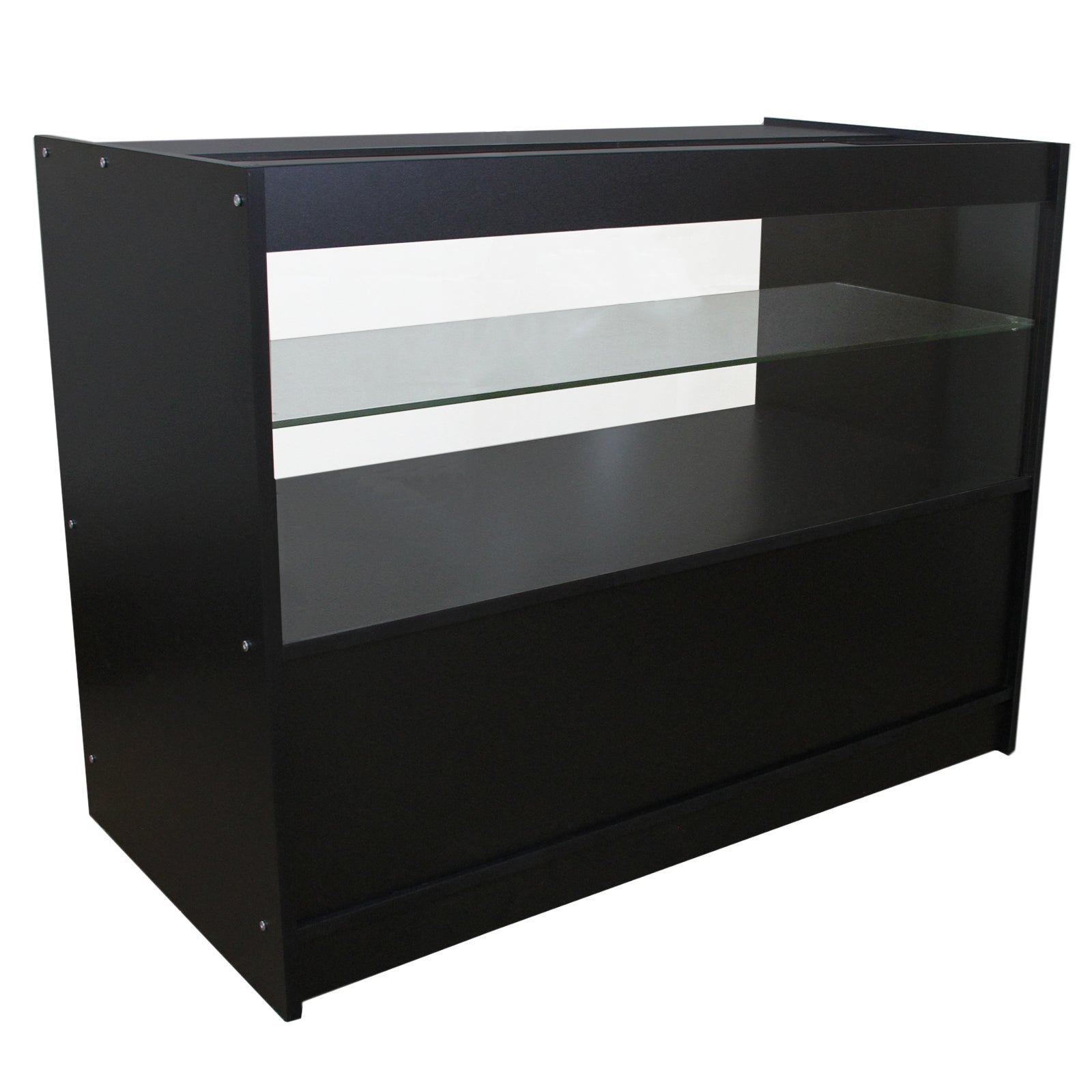 Comptoir de Vente Noir Vitrine C1200 120 cm x 90 x 60 cm MDF épais ...