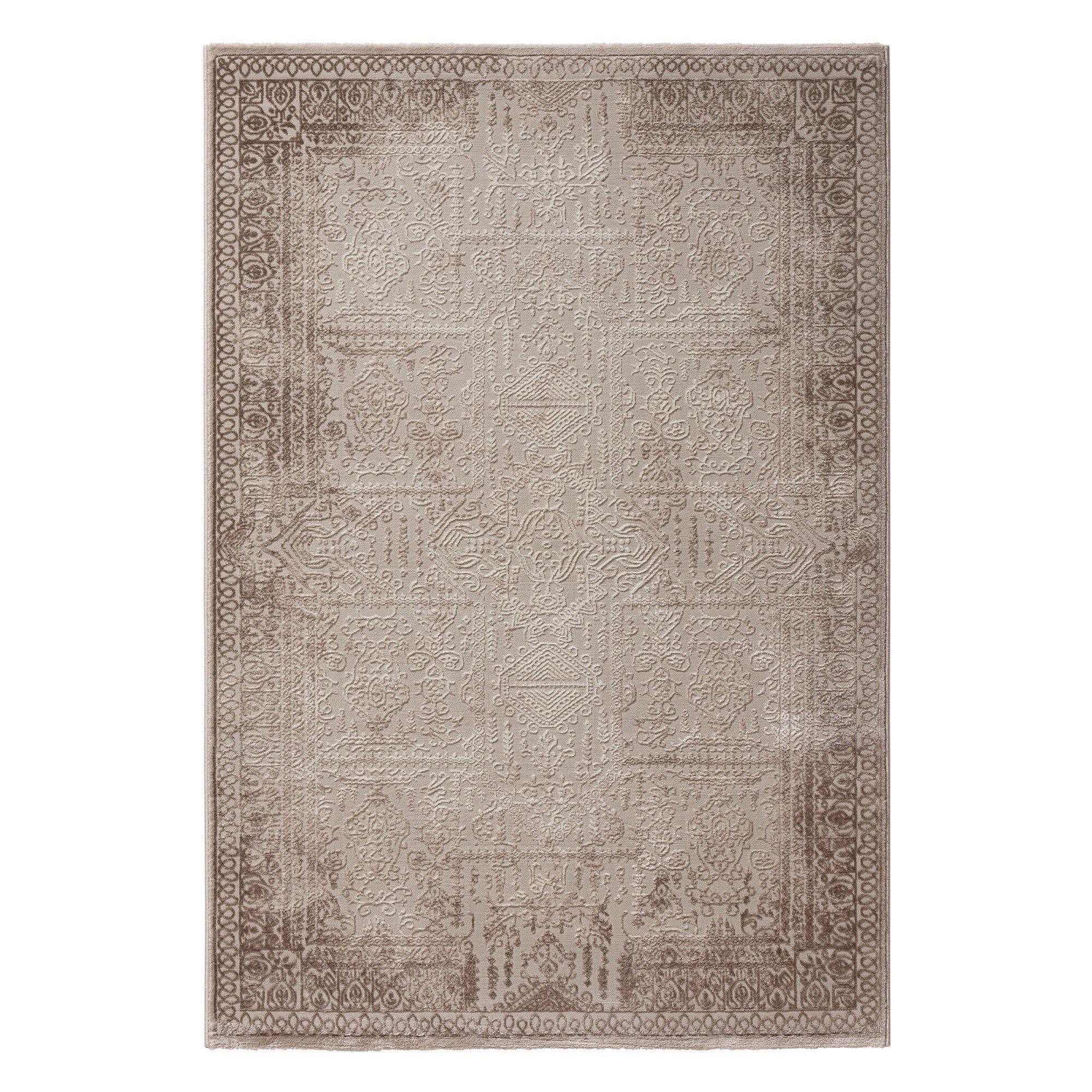 Tappeto da salotto AMATIS Barocco Beige 160x230 | Leroy Merlin