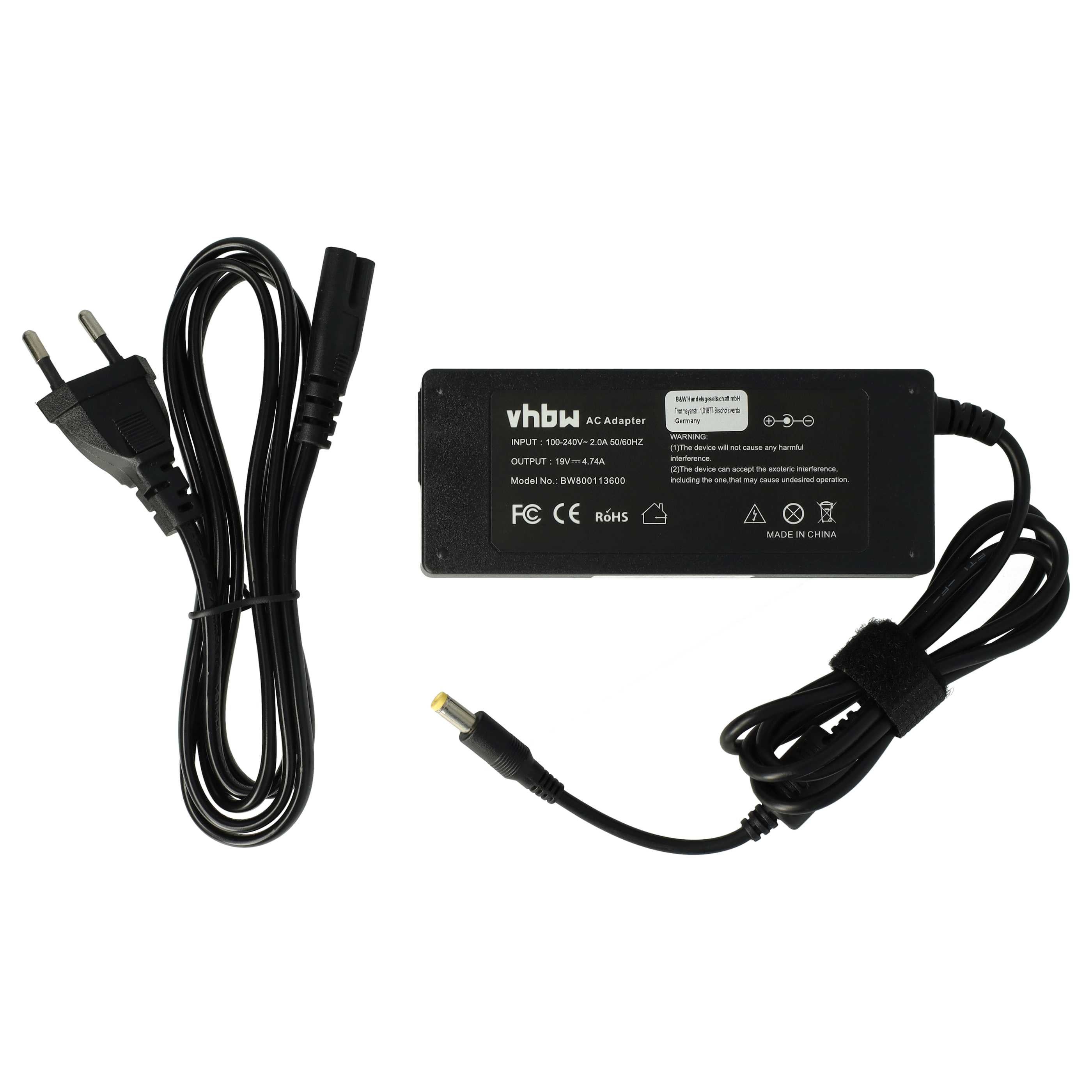 Vhbw Bloc d'alimentation compatible avec Acer Aspire 9800, 9920 ...