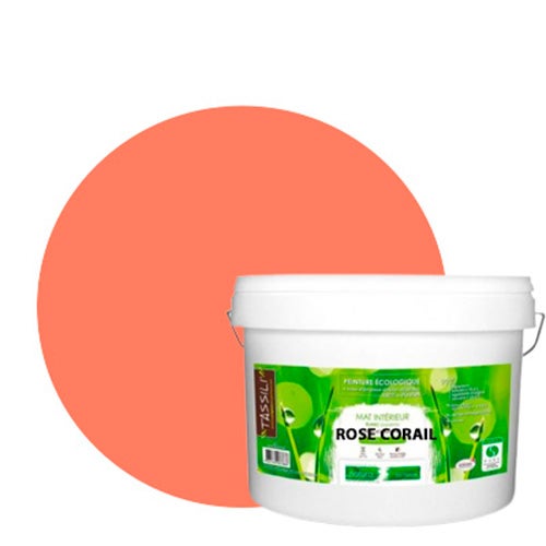 Rose Corail Rose Corail-Peinture interieur aspect mat Natura - Rose ...