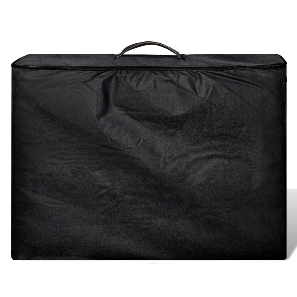 Table de massage pliante 3 zones structure bois noir - COMFORTXL ...