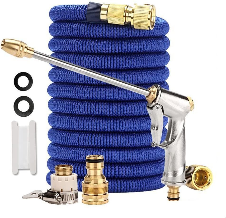 Tuyau d'arrosage extensible jusqu'à 12 mètres, 7 modes, jet d'eau et ...