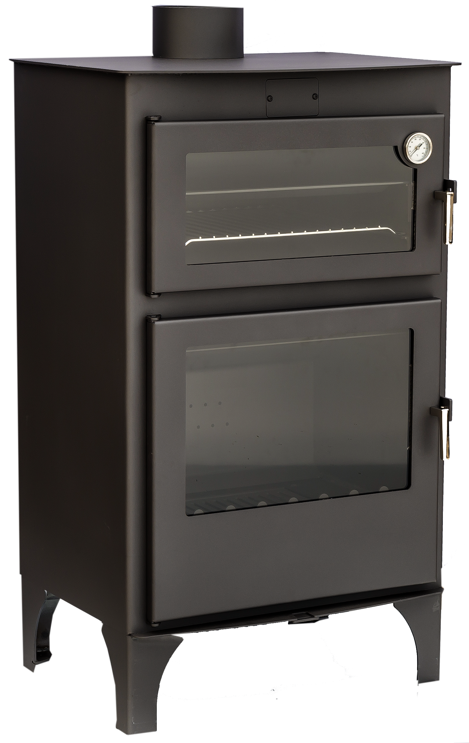 JOIMA - Estufa de Leña con Horno Modelo Mulhacén Patas 11,6 kW Gris ...
