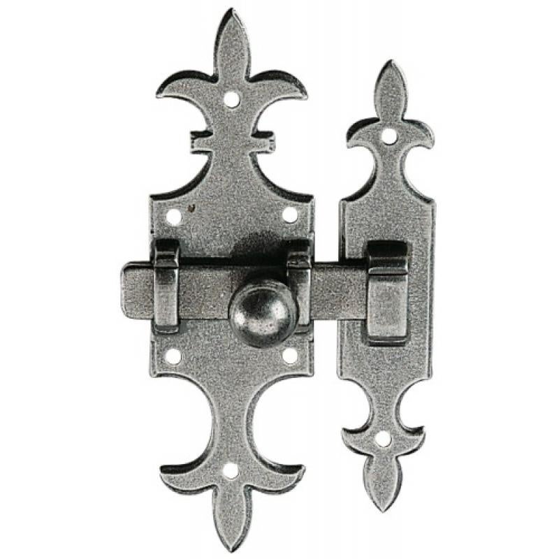 Targette rustique 679 finition époxy noir. Platine 140 x 40 mm | Leroy ...