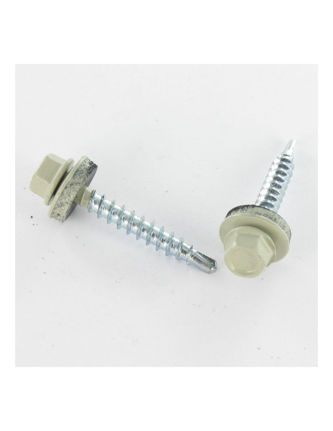 Vis autoperceuse Tête hexagonale TH 4.8X35 Rondelle d"étanchéite avec joint néoprene EPDM Acier ...