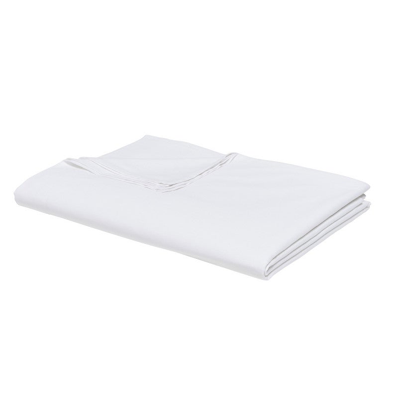 Drap plat pour lit 2 personnes uni ESSENTIAL | Leroy Merlin