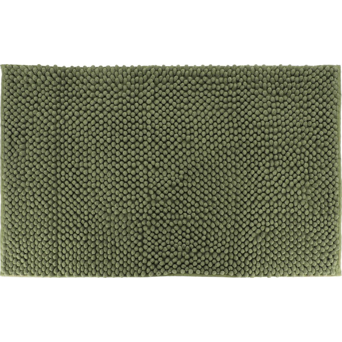 Tapis microfibre boules 50x80 cm - kaki - Tendance | Leroy Merlin