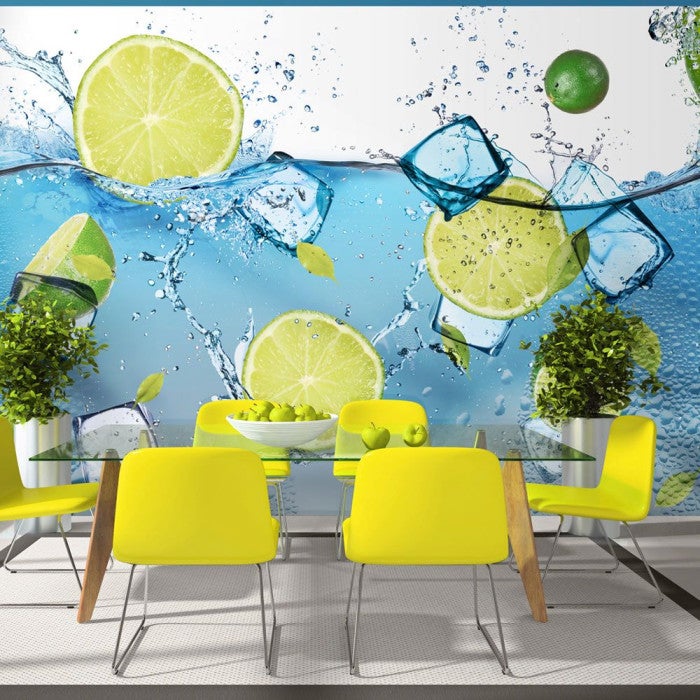 Papier Peint "Refreshing Lemonade" 70 x 100 cm | Leroy Merlin